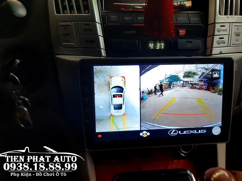 Camera 360 DCT Cho Xe Lexus RX350 Xóa Bỏ Mọi Điểm Mù