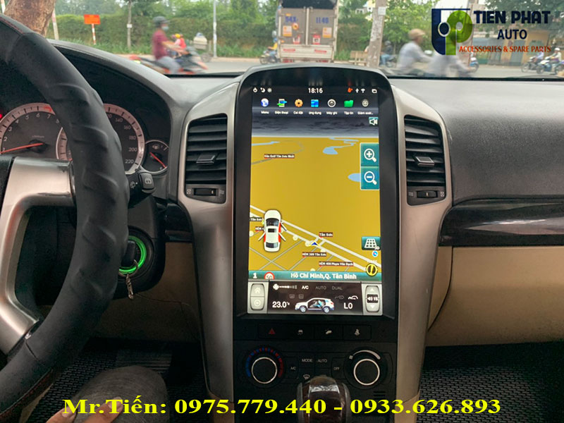 Lắp Màn Hình DVD Tesla Cho Chevrolet Captiva 2007 – 2017